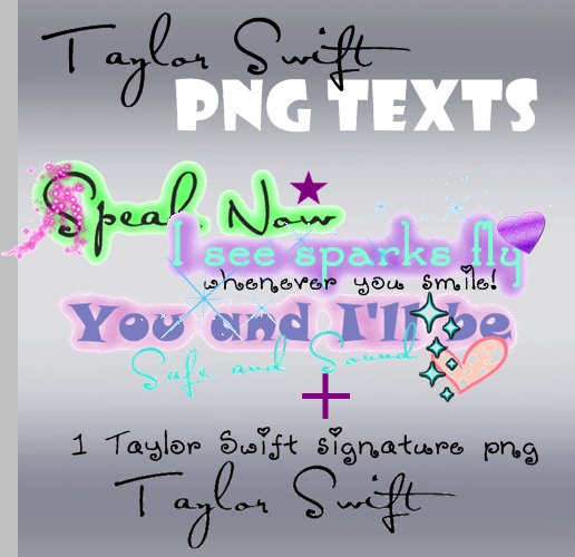 Taylor Swift PNG Text by pempengcoswift13 on DeviantArt