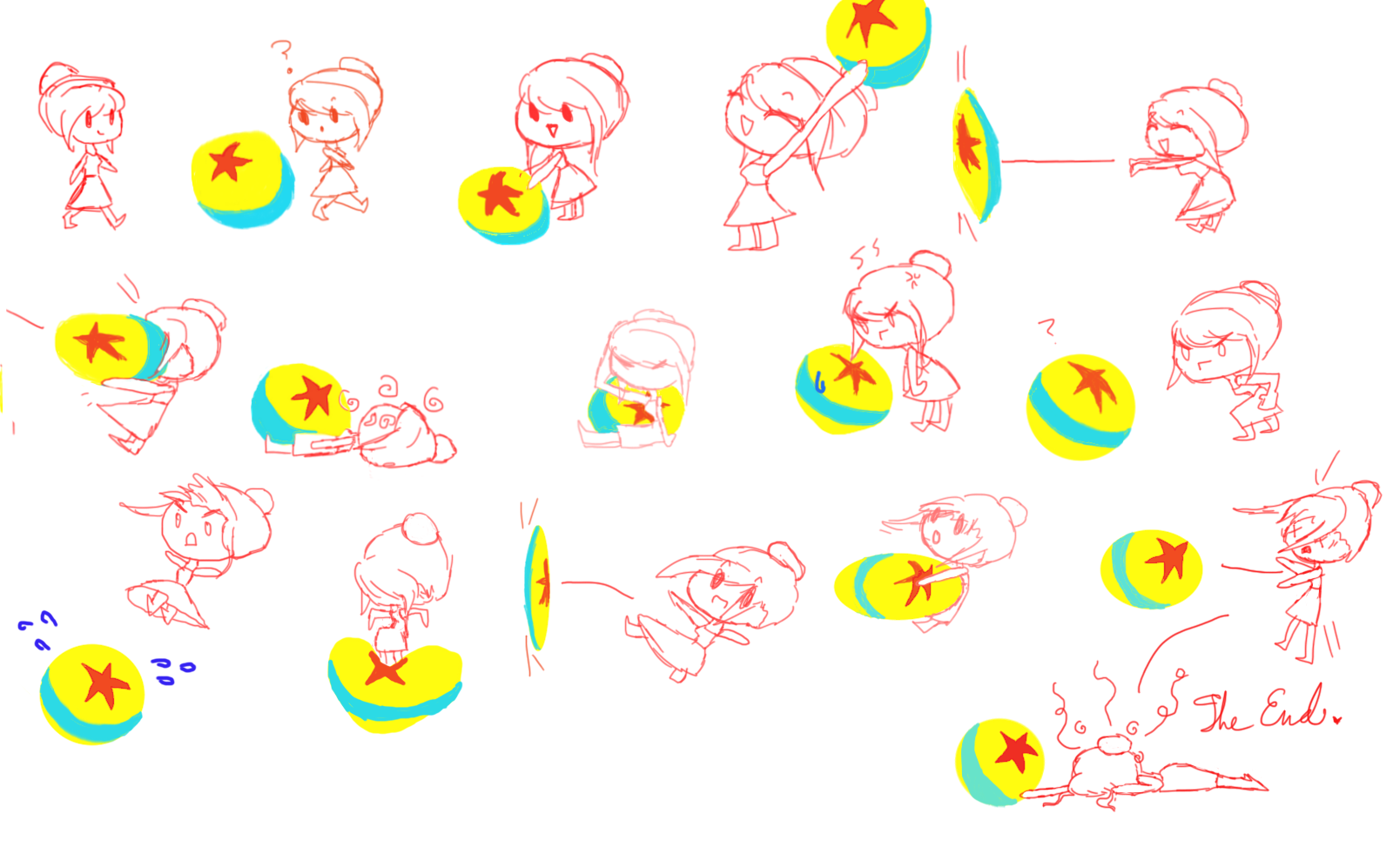 Pixar Ball by headindaclouds123 on DeviantArt