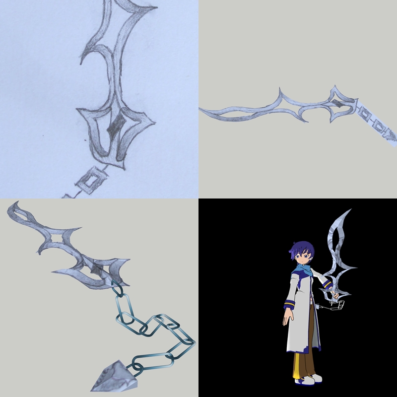 Death Fang weapon MMD DL by Kra-Mtf on DeviantArt