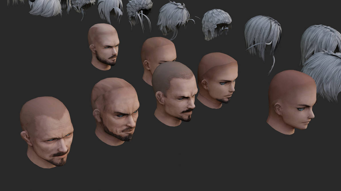 Xenoblade Chronicles X male Characters Assets by maylog on DeviantArt
