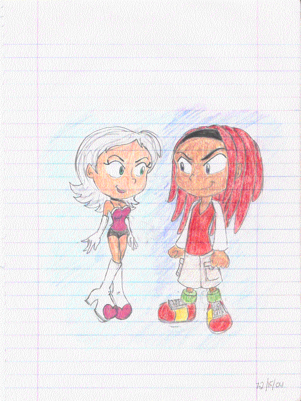 Rouge Knuckles And Sonic By Sammysmall On Deviantart