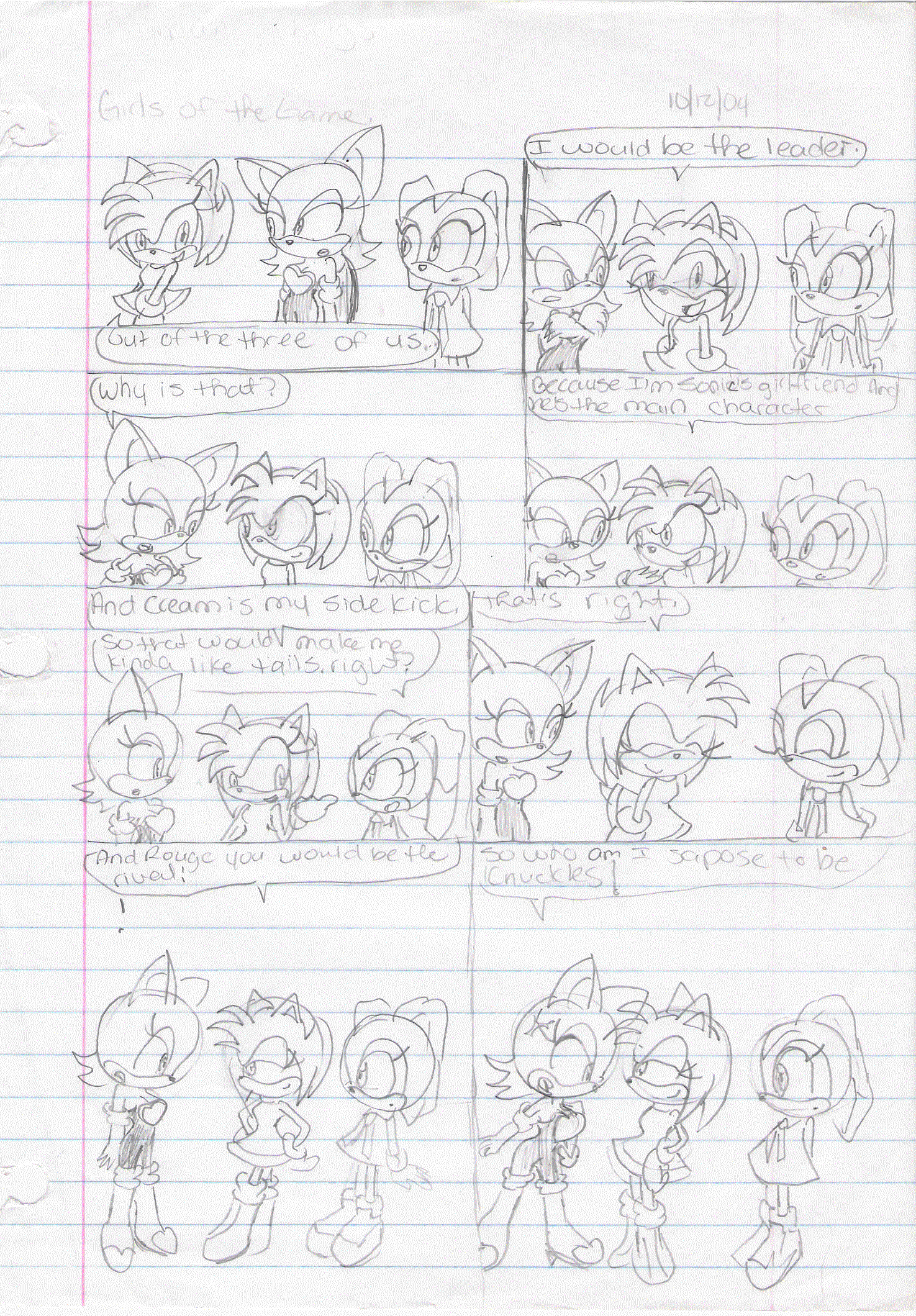 sonic girls by Animatics on DeviantArt