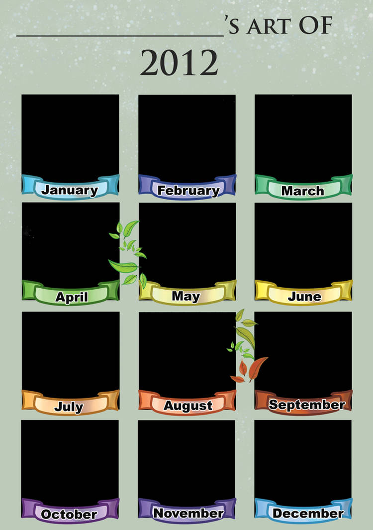 yearly art 2012 v2 by Gamal-the-rookie on DeviantArt