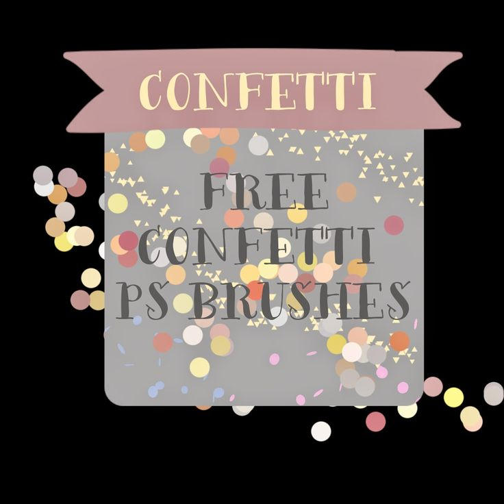 Confetti Photoshop Brushes by toxiclolley88 on DeviantArt