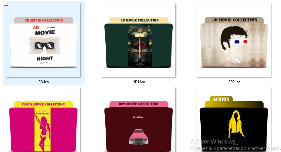 Movie Genre Minimalist Icon Folder by Zizou71 on DeviantArt