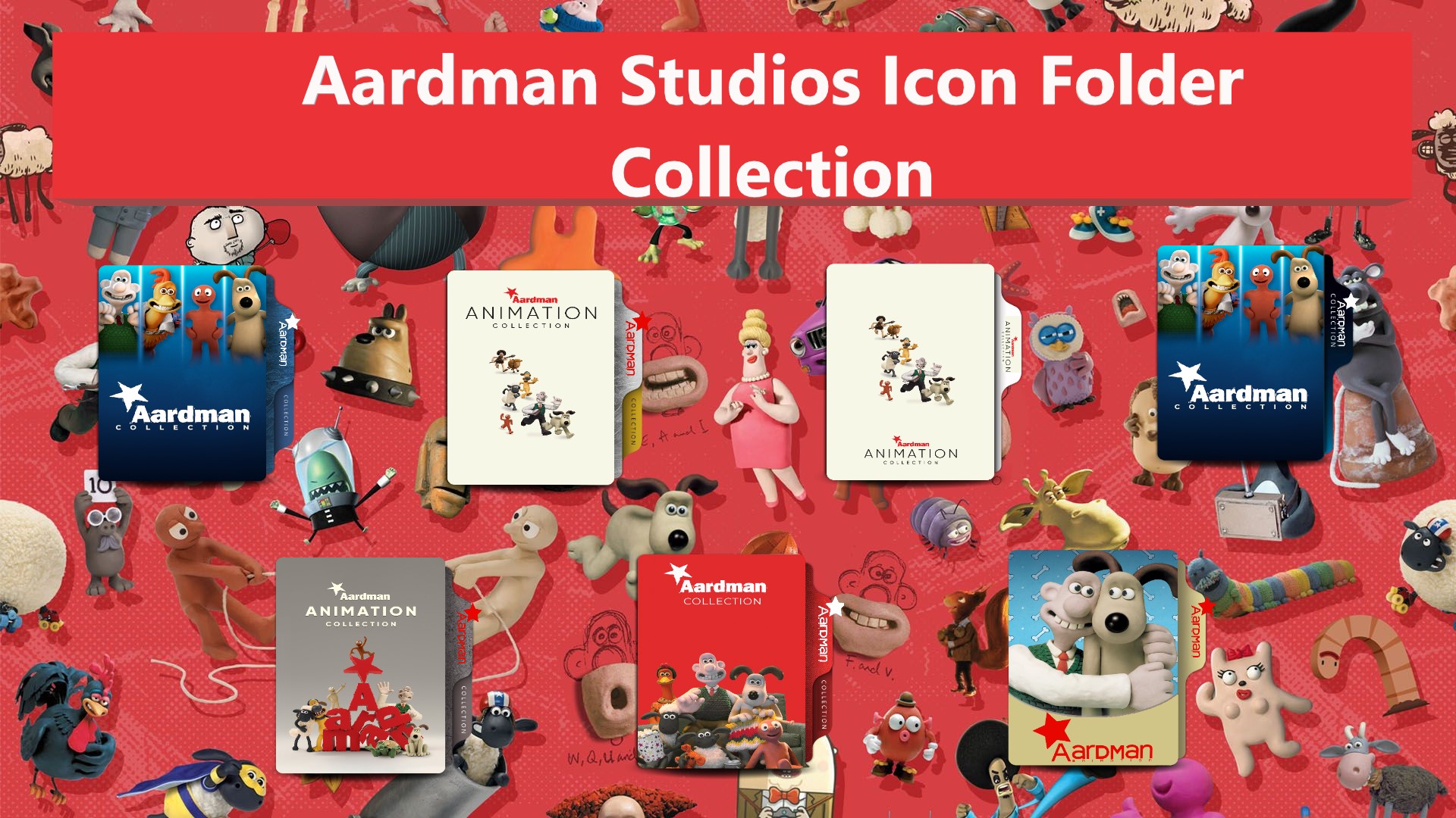 Aardman Studios Icon Folder Collection V0 by Zizou71 on DeviantArt