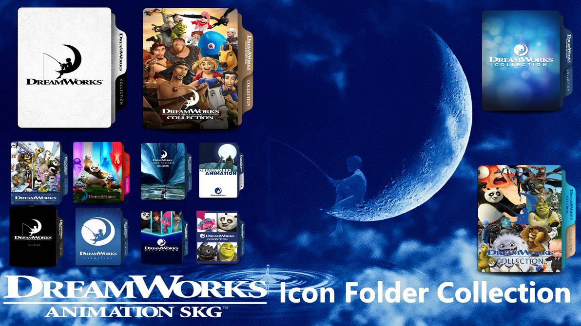 Dreamworks Animation SKG Created Folders by Zizou71 on DeviantArt