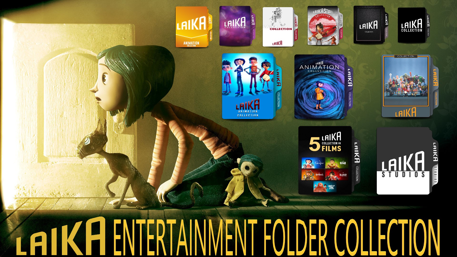 Laika Entertainment Created Folders Collection by Zizou71 on DeviantArt