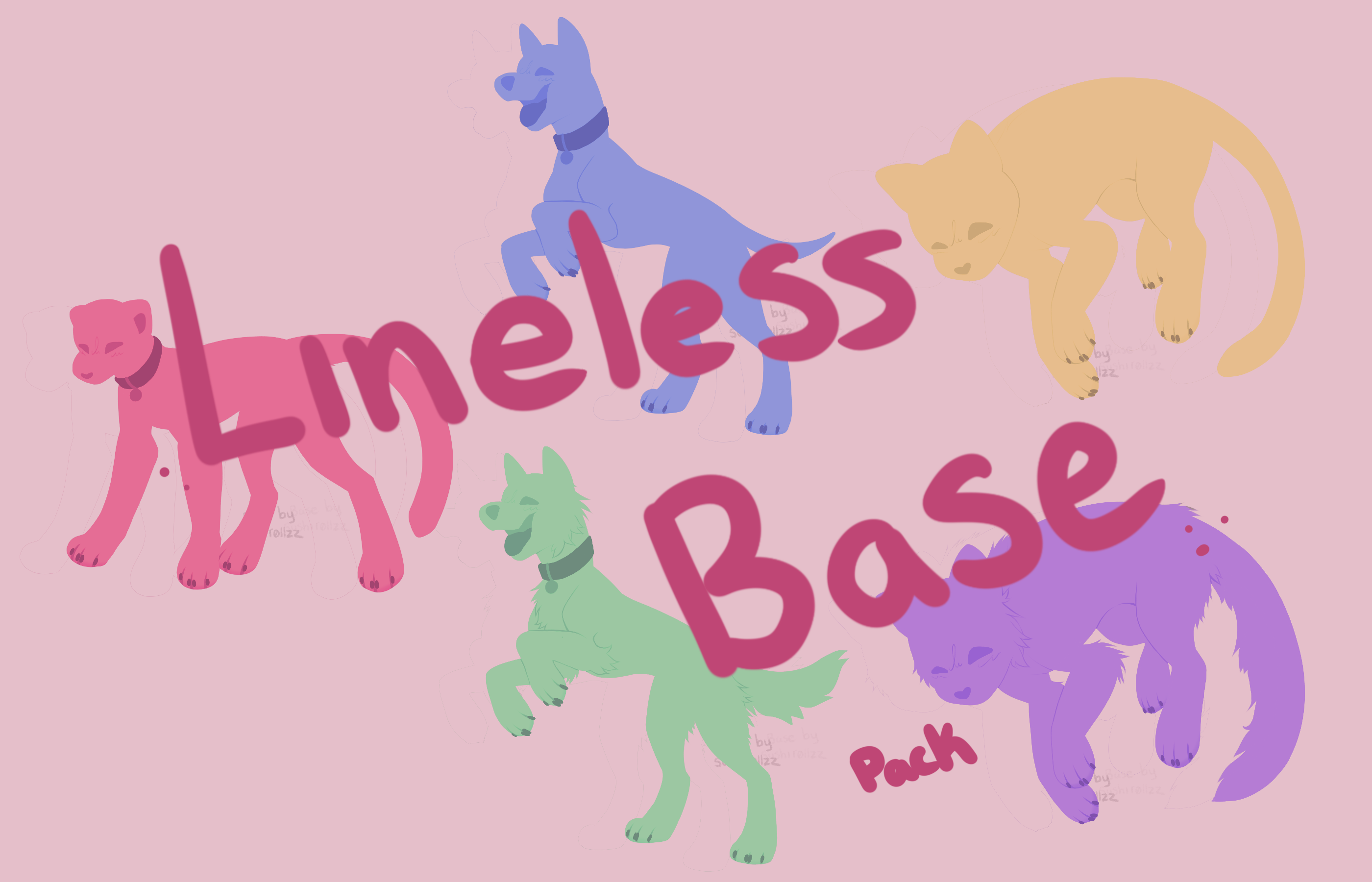 sushis lineless base pack f2u by KoinuPng on DeviantArt