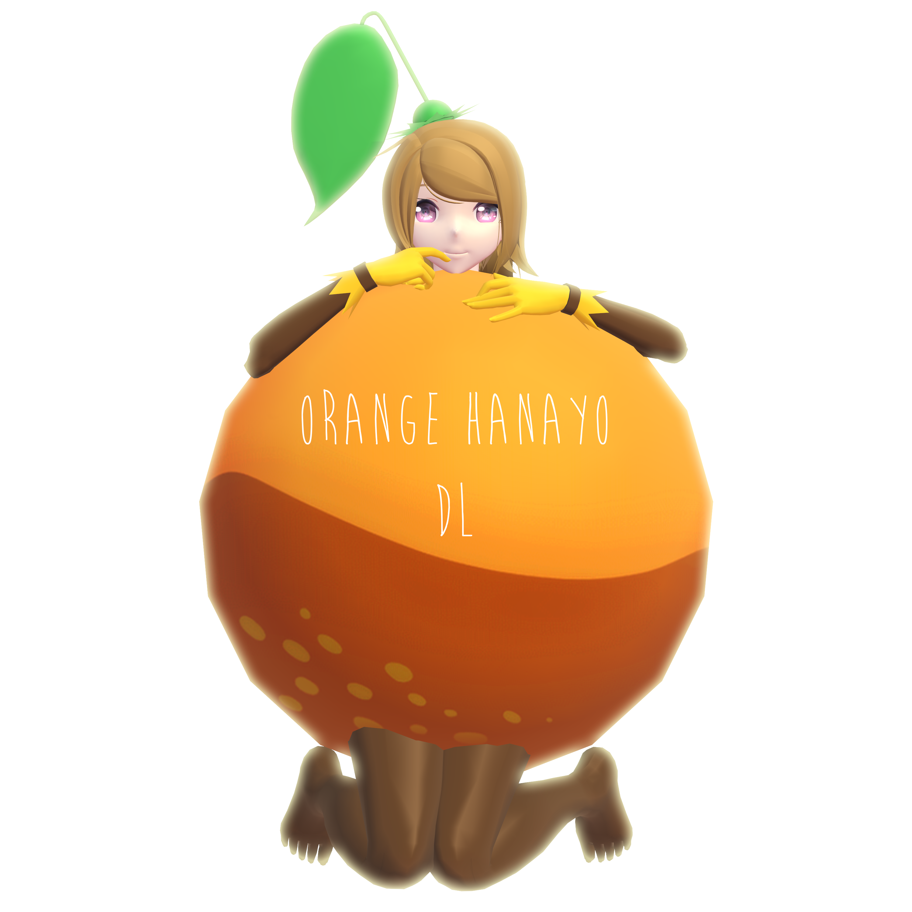 Orange Hanayo - DL - by NoUsernameIncluded on DeviantArt