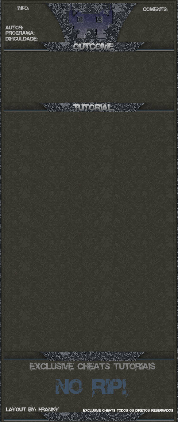 Exclusive Cheats - Tuto Layout by HylNuxx on DeviantArt