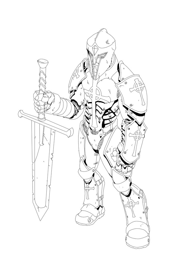 Armored Priest With Helmet by DCnerd135 on DeviantArt