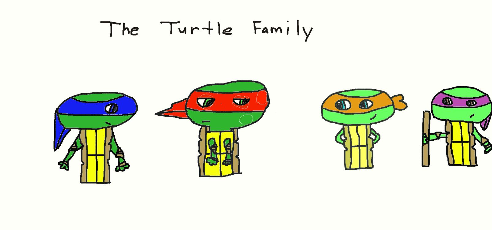 The Turtle Family by neneh2000 on DeviantArt