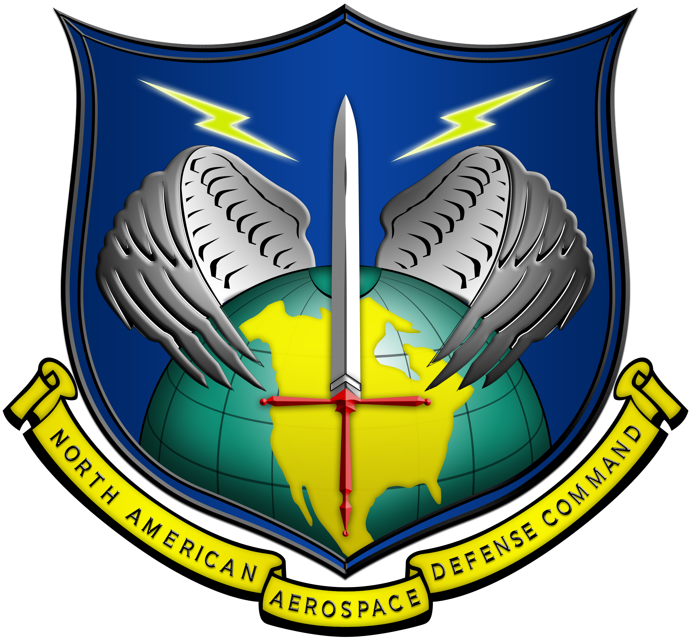 Shield NORAD North American Aerospace Defense Cmd by scrollmedia on ...
