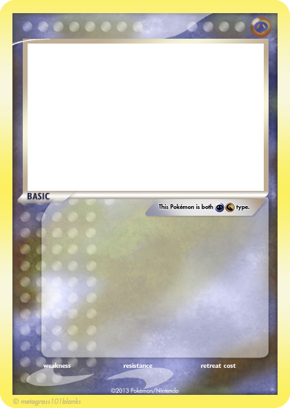 Dual Type Template by Metagross101 on DeviantArt