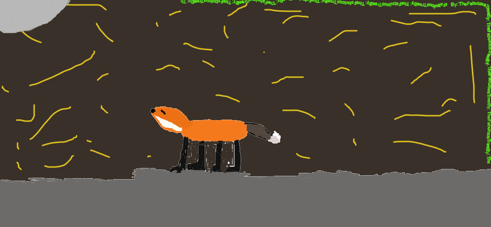 Fox howling at the moon by TheFabulousTree on DeviantArt