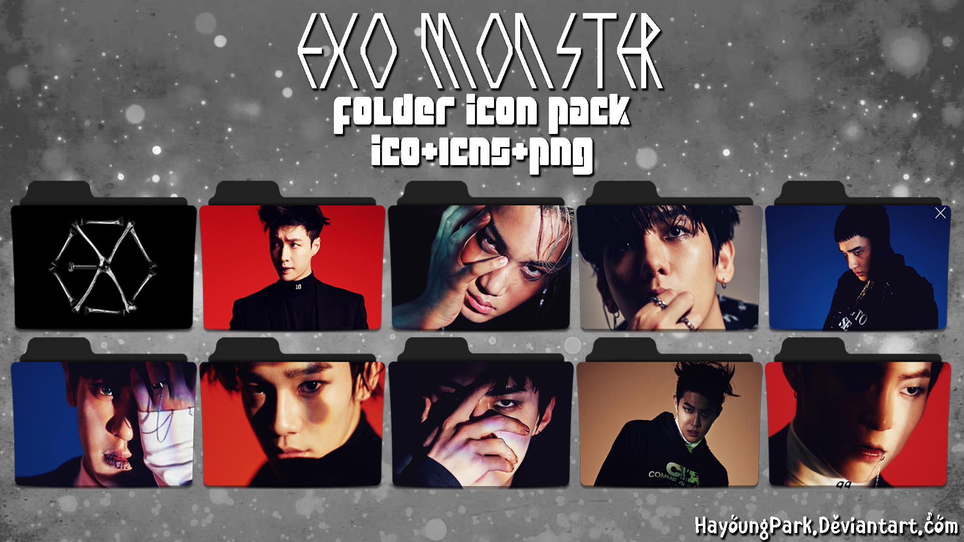 EXO MONSTER FOLDER ICON PACK by HayoungPark on DeviantArt