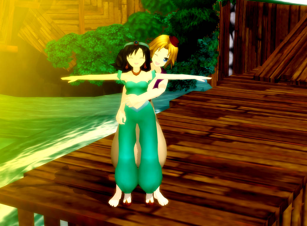 MMD Aladdin and Jasmine Download by Pucaroo16 on DeviantArt