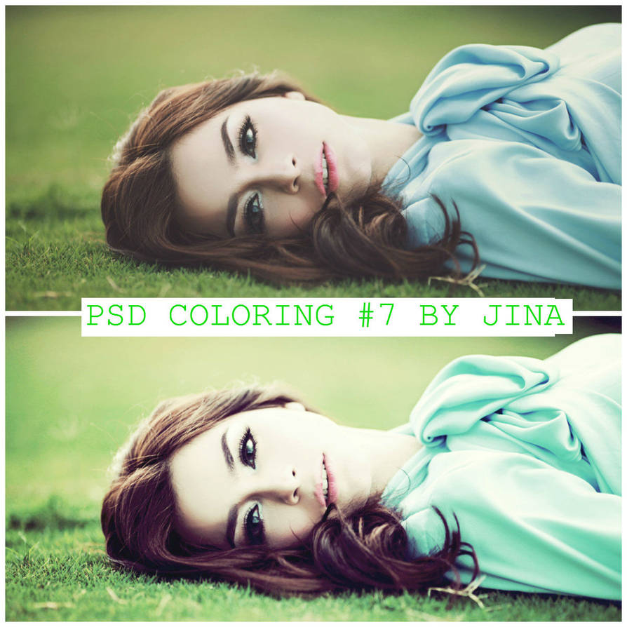 Psd Coloring #7 Bluegreen By Jina by jina2k3 on DeviantArt