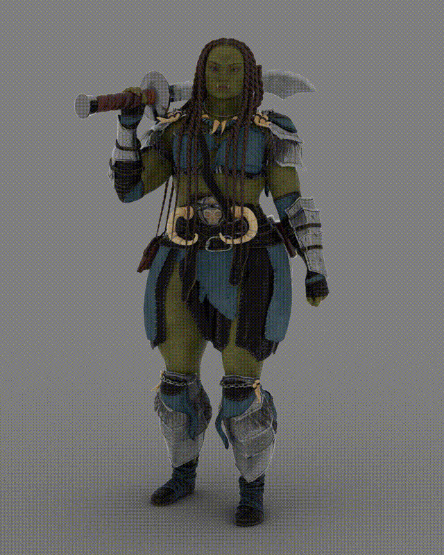 Orc-girl by Ilya-Streltsov on DeviantArt