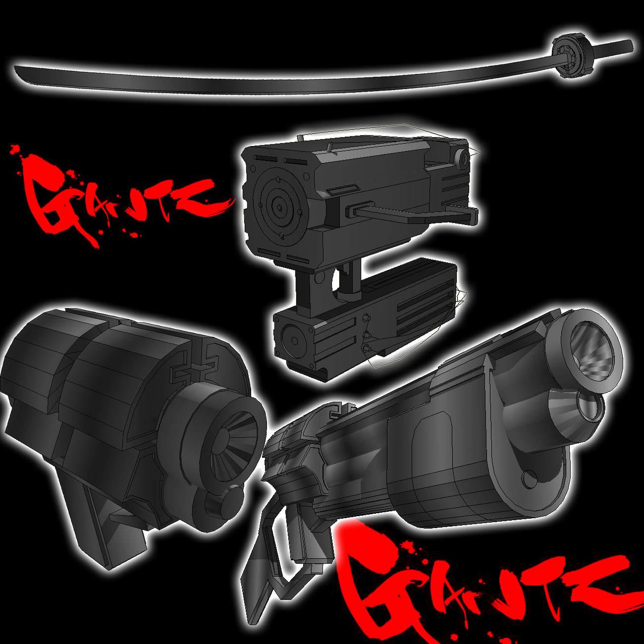 GANTZ WEAPONS by megaween on DeviantArt