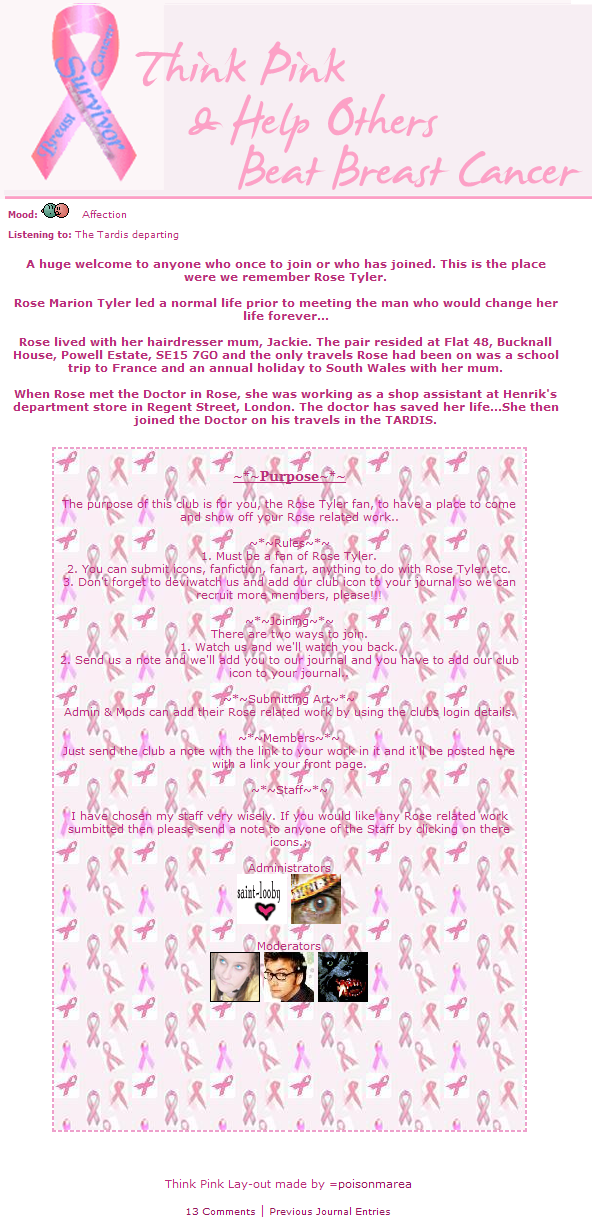 Think Pink Css by poisonmarea on DeviantArt
