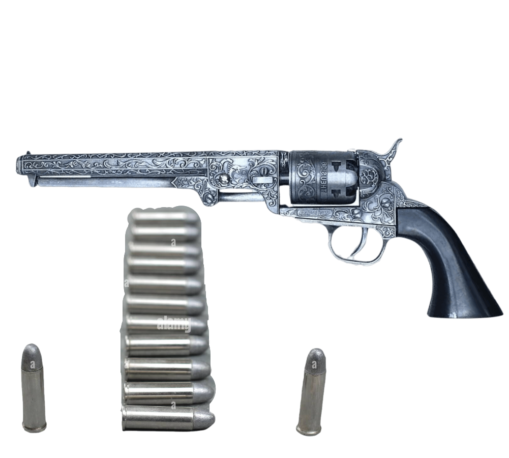 revolver And silver bullet by THEKARENS on DeviantArt