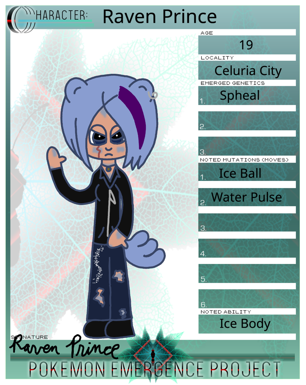 PKMN-Emergence: Raven Prince by YoshiofRedemption on DeviantArt