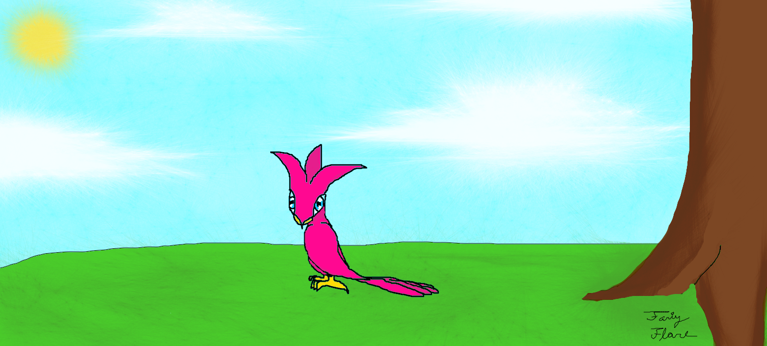 pink bird by FariyFlare on DeviantArt