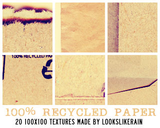100 Percent Recycled Paper by lookslikerain on DeviantArt