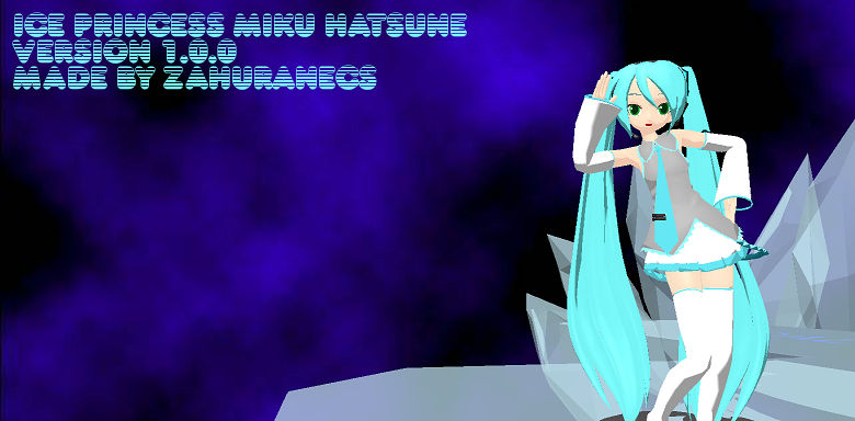 Ice Princess Miku MMD Model by Zahuranecs on DeviantArt