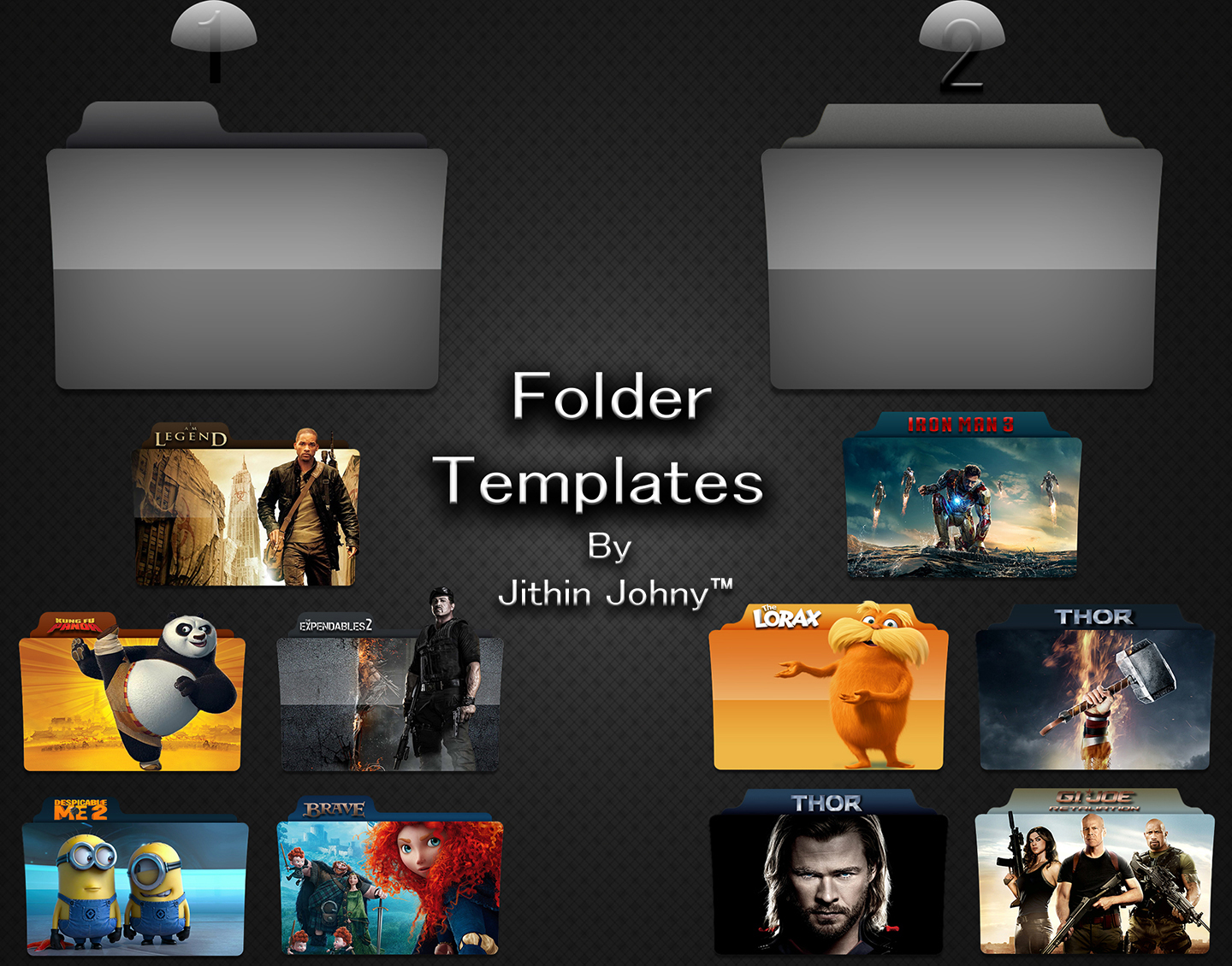 Folder Templates by jithinjohny on DeviantArt