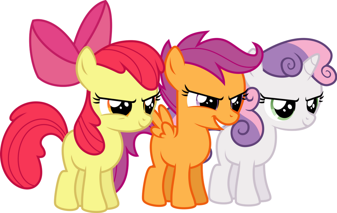 Cutie Mark Crusaders Hustlers by Jeatz-Axl on DeviantArt