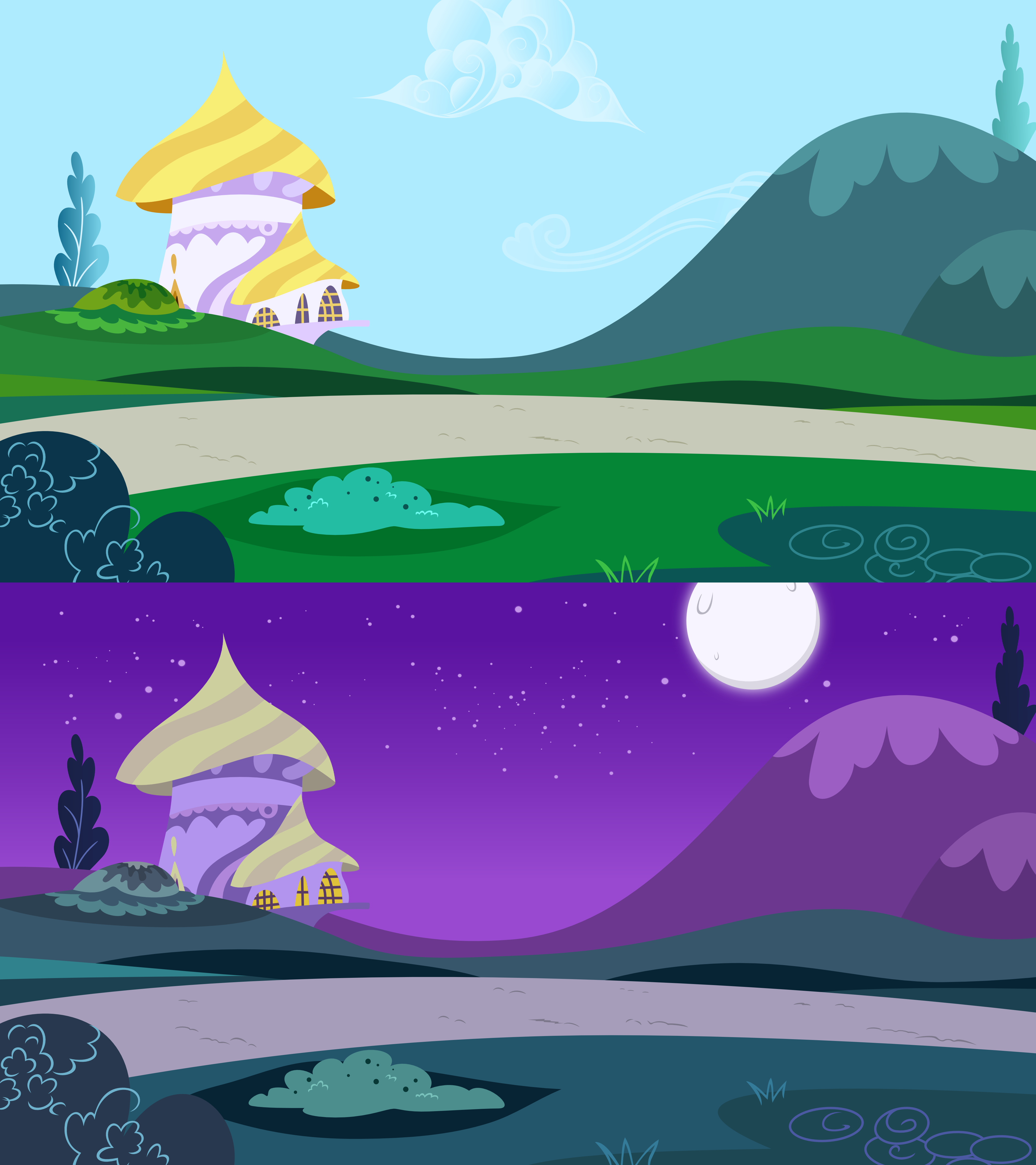 Walkway Background 3 by Jeatz-Axl on DeviantArt