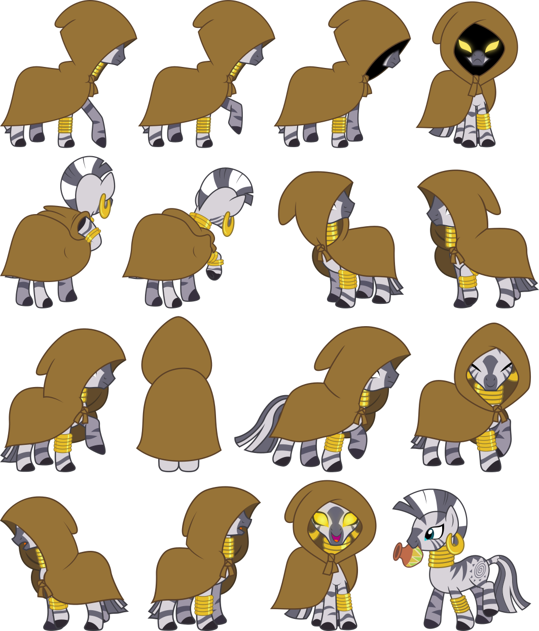 Zecora Vectors Set 1 by Jeatz-Axl on DeviantArt