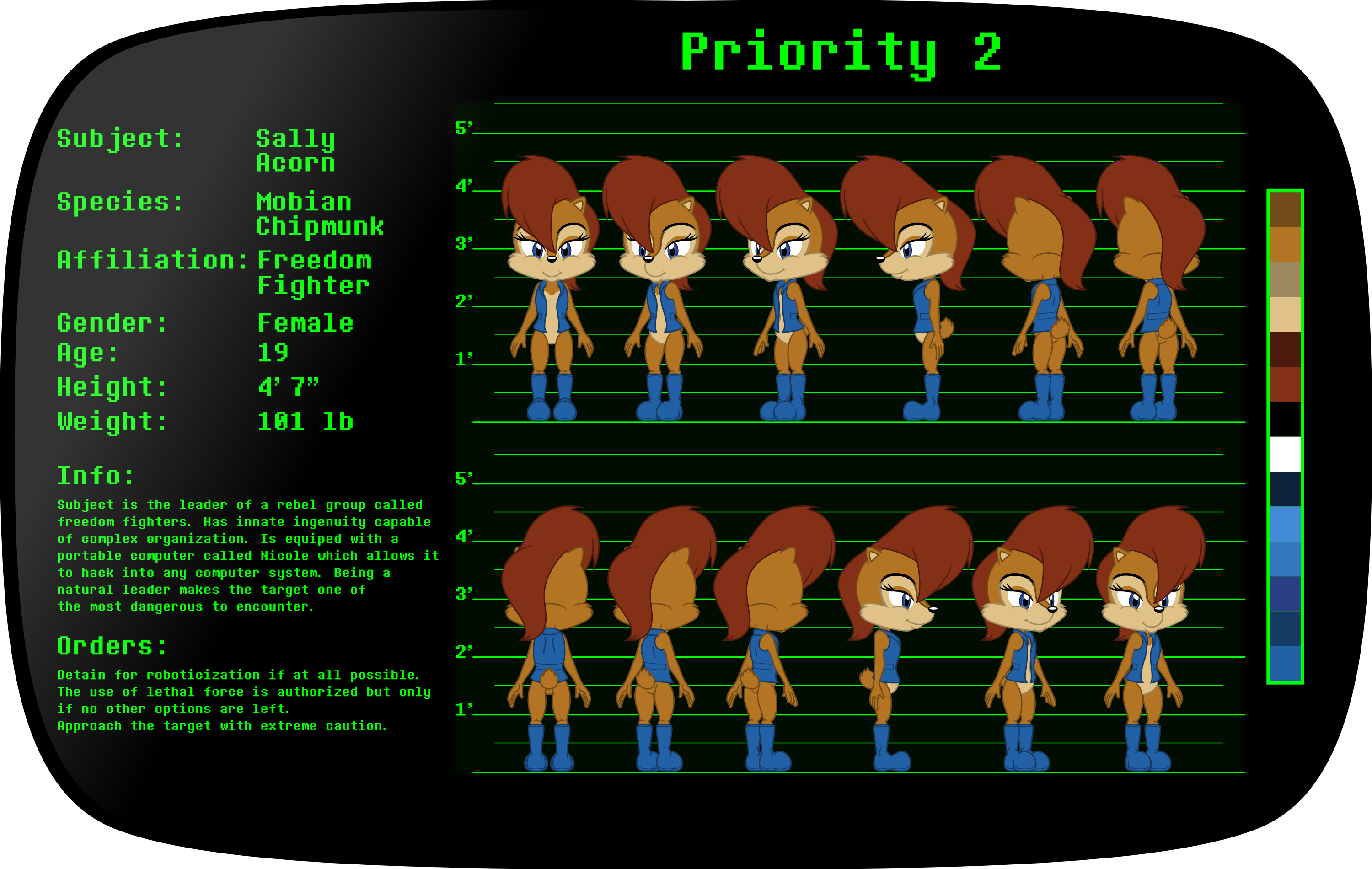 Sally Ref Sheet by Jeatz-Axl on DeviantArt