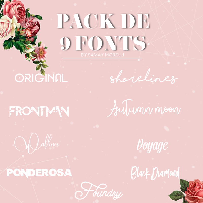 Pack de 9 fonts IR by InterspaceResources on DeviantArt