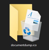 Windows 10 Custom Folder Icon - Document Bin by Merlin130 on DeviantArt