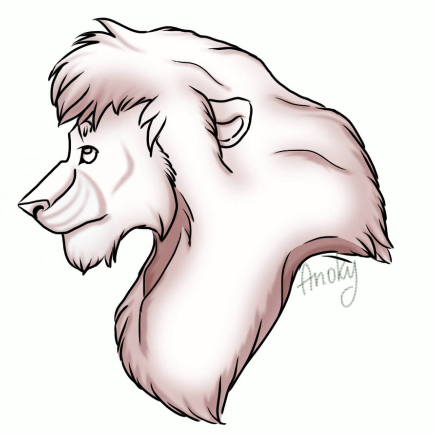 F2U lion's head (PSD) by AnokyLioness on DeviantArt
