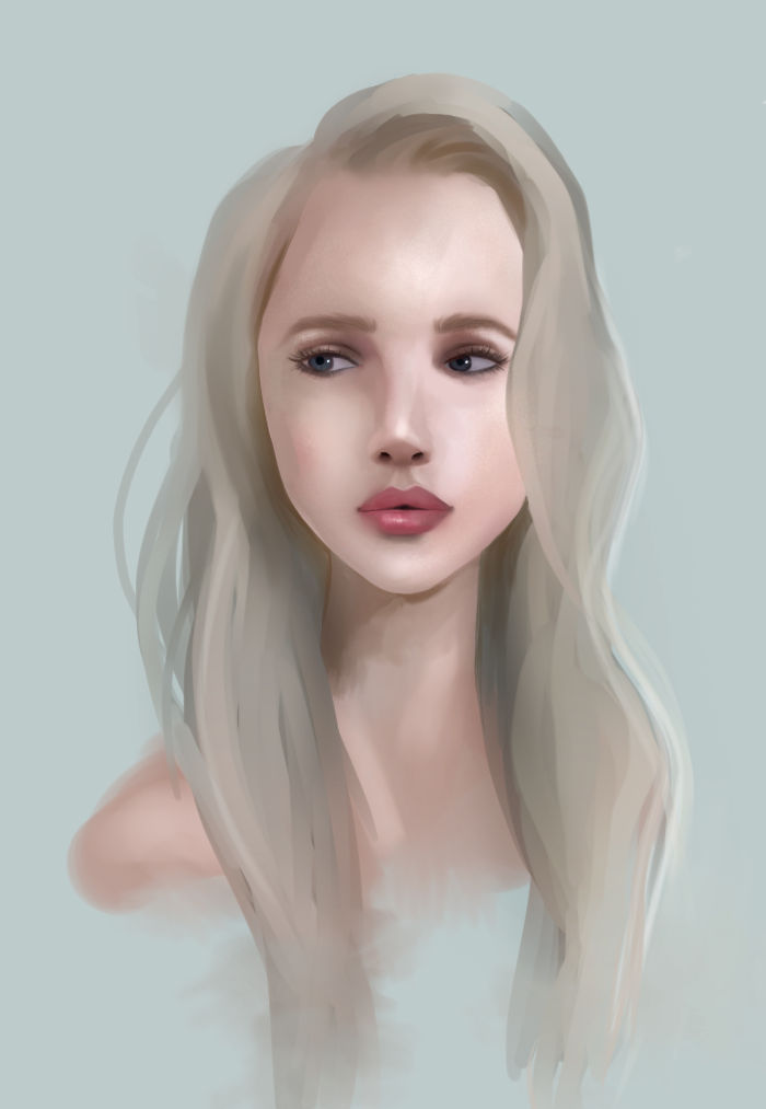 The Pale Lady by BeccasLines on DeviantArt