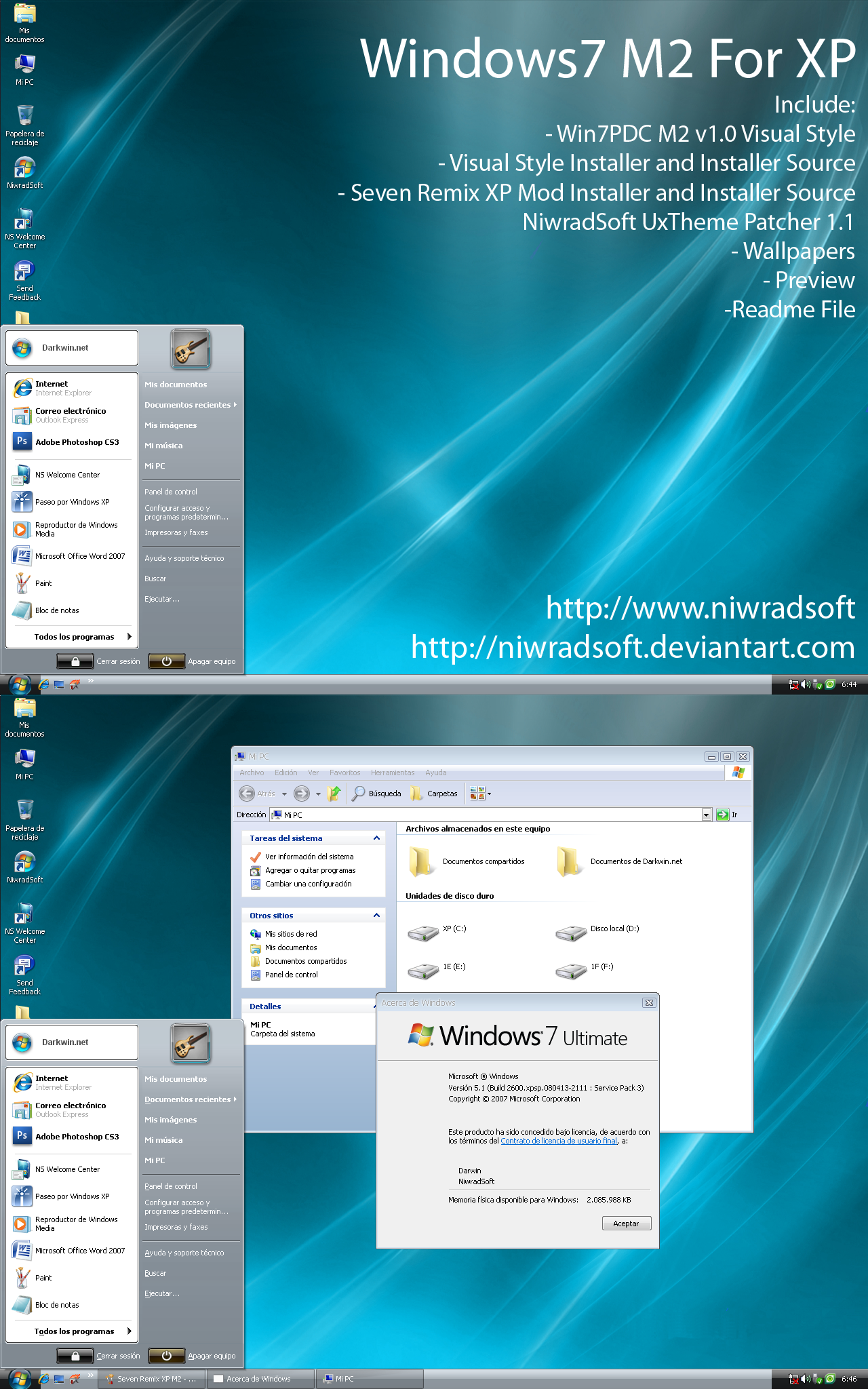 Win7PDC M2 for WinXP by Niwradsoft on DeviantArt