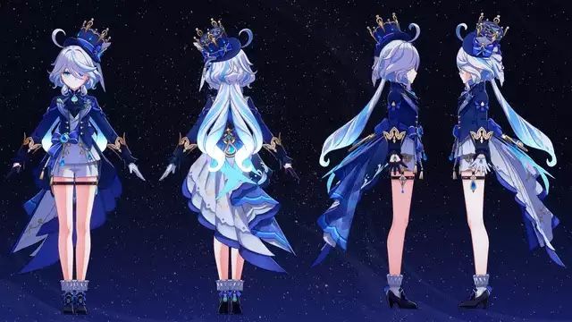 Lady Furina Genshin Impact Model by TheGoddessofJustice on DeviantArt