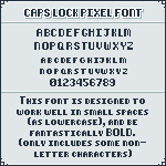 CAPS LOCK Pixel Font by stuck-in-suburbia on DeviantArt