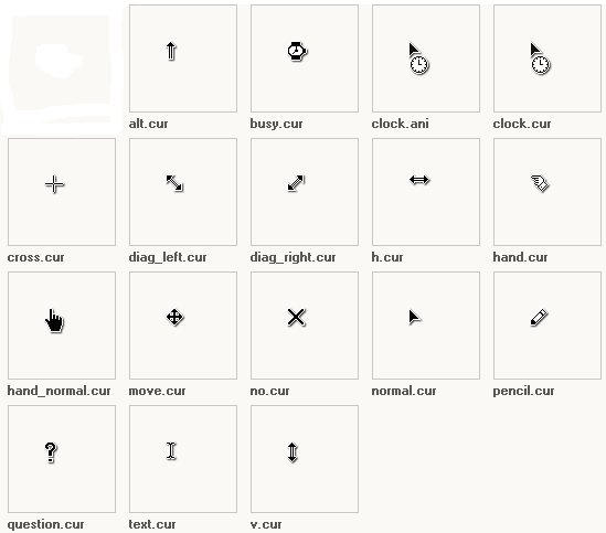 my cursors mod by johnyb99 on DeviantArt