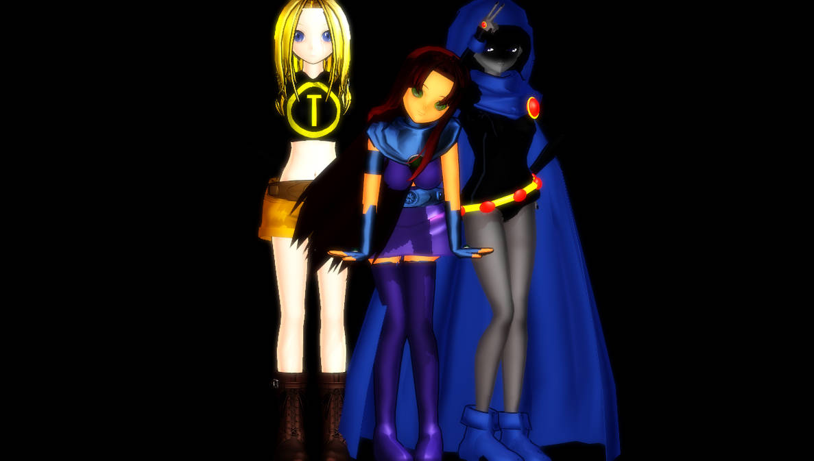 MMD::.. EVERYBODY TEEN TITANS IS BACK by AskStarfire on DeviantArt
