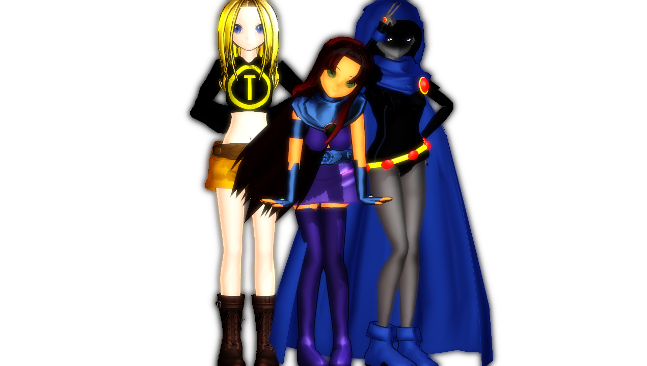 [MMD] Starfire Circus Afro by AskStarfire on DeviantArt