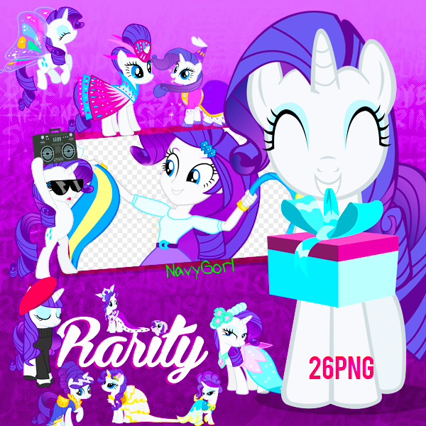 My Little Pony Rarity Png Pack (21) by NavyGorl on DeviantArt