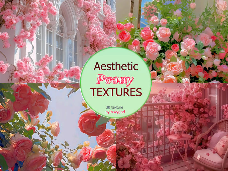 AESTHETIC PEONY TEXTURE PACK by NavyGorl on DeviantArt