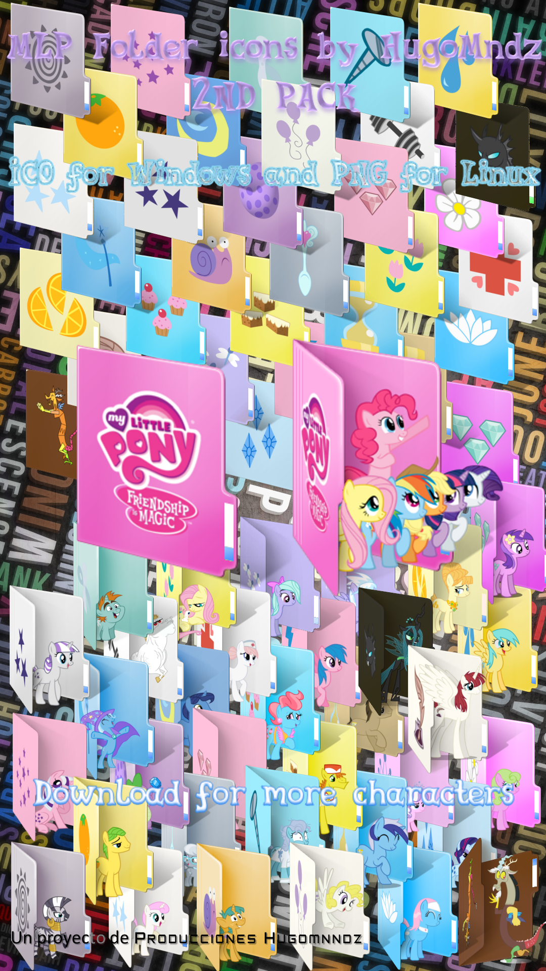 MLP Folder icons 2nd Pack (WILL BE DELETED SOON) by HugoMndz on DeviantArt