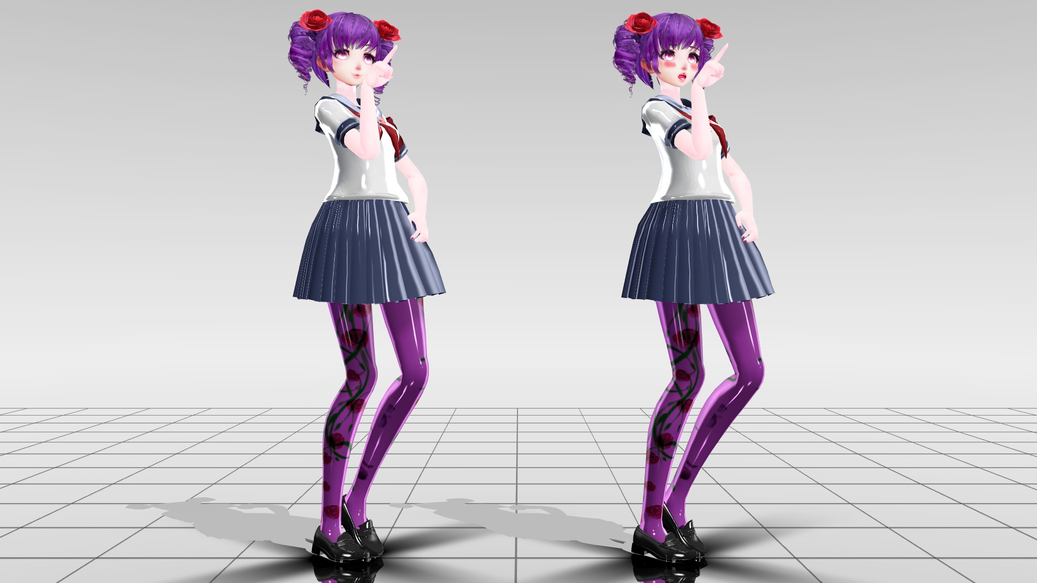 {MMDxYanSim} Kizana Rival Pose by appleart1 on DeviantArt